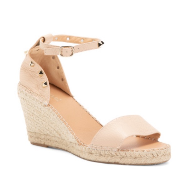 Maypol | Shoes | Maypol Leather Wedge Espadrille Sandals | Poshmark